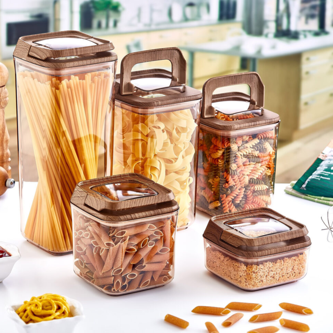Airtight Acrylic Food Storage Container Set - 5 PCs – Eagles Picks