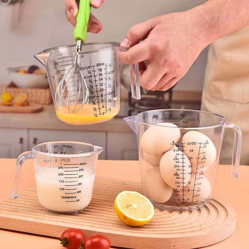 Measuring Cup - Acrylic Measuring Containers - Clear graduated cup 2 S ...